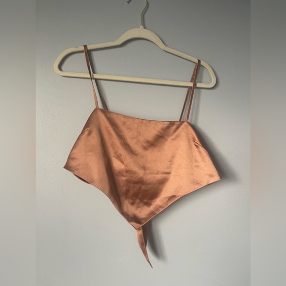 Forever 21 | Tops | Forever 2 Copper Bandeux Tie Back Festival Top L ...